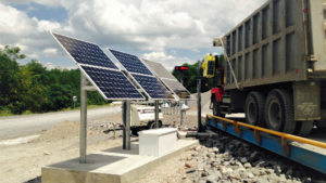 Truck Scales with Solar Panels | Wingfield Scale